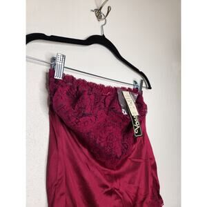 vassarette | Tops | Nwt Vintage 7s 80s Vassarette Strapless Lace Teddy ...